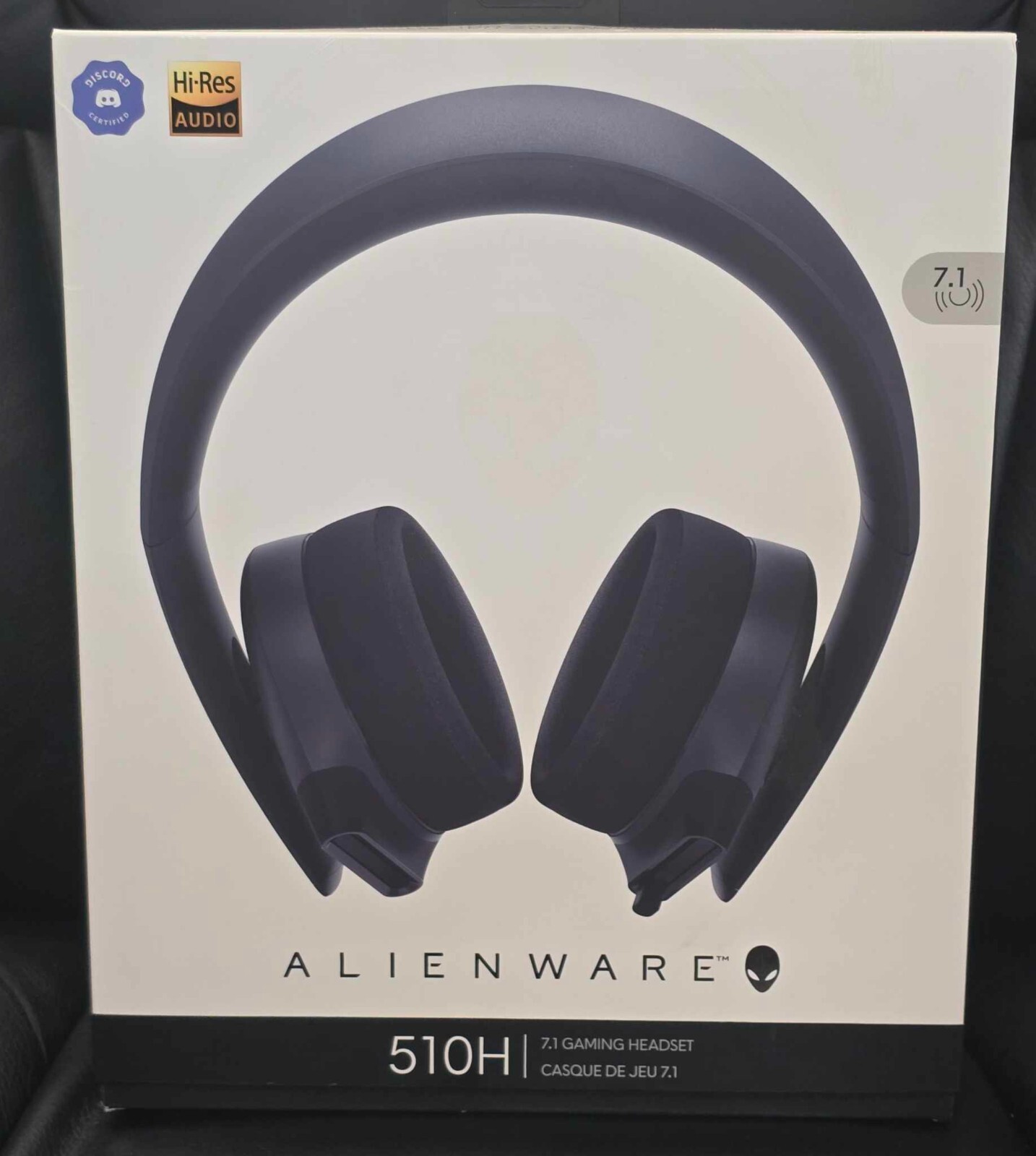 New Open Box Alienware AW510H 510H Wired 7.1 Gaming Headset USB