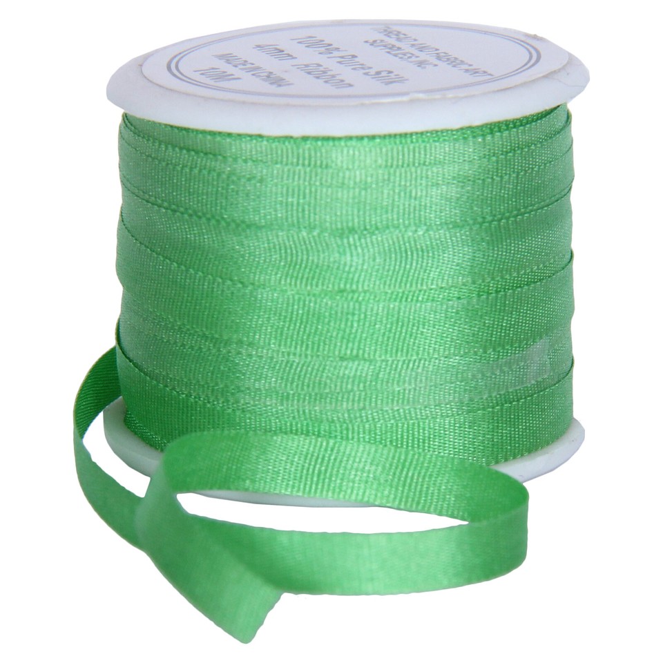 PURE SILK RIBBON 2MM, 4MM, 7MM - 50 COLORS - 3 WIDTHS - THREADART | eBay