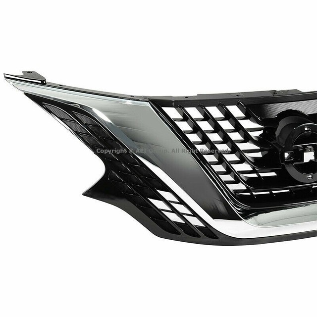 For 15-18 Nissan Murano | Front Upper Grille Exterior Trim Assembly ...