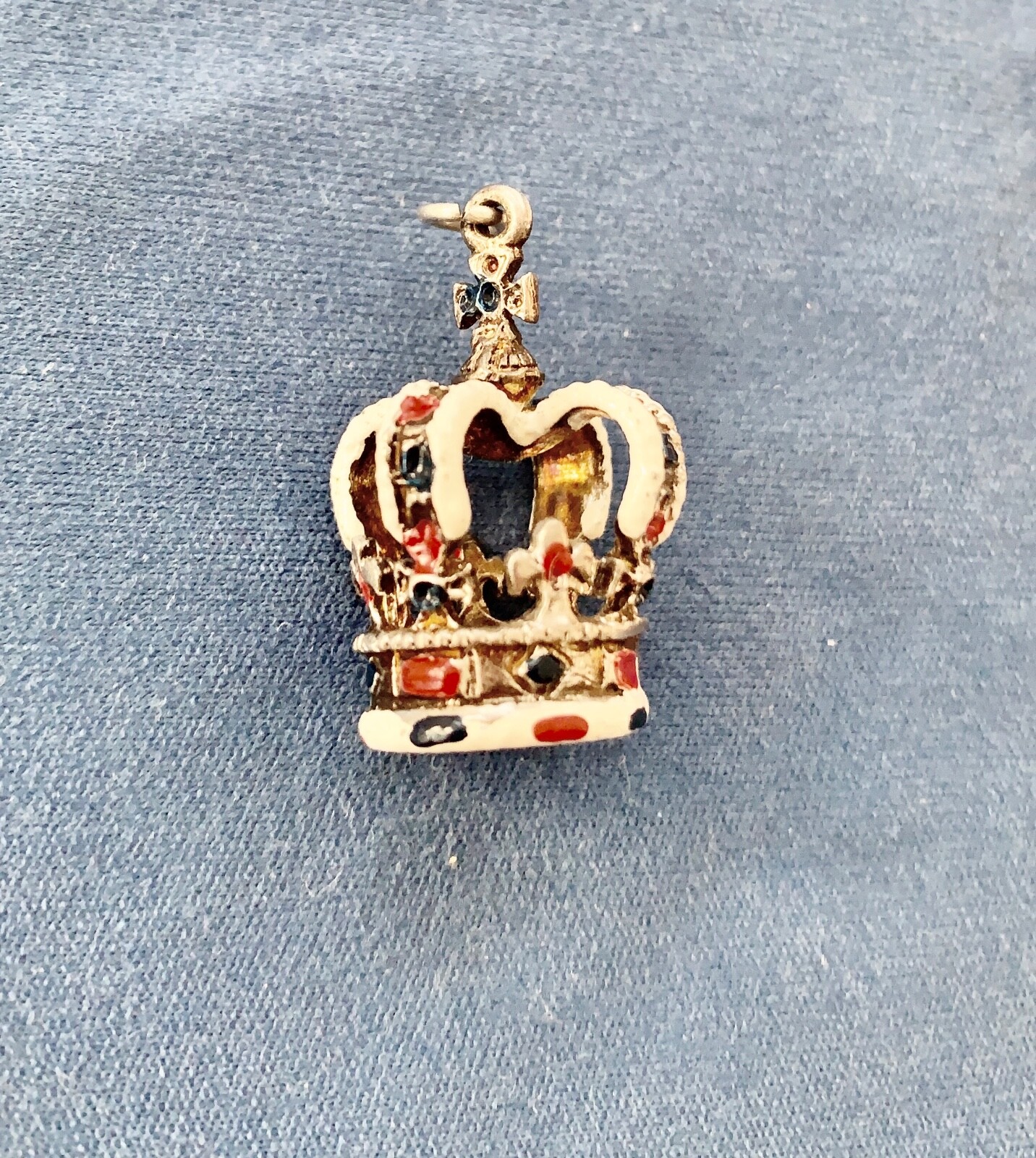 St Edward's Royal Coronation Crown Vintage Enamel Ste… - Gem