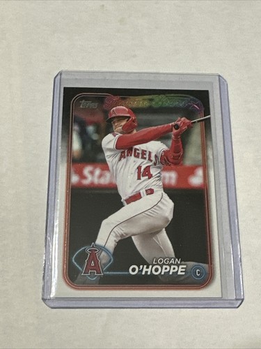 2024 Topps Series 1 Future Stars Logan Ohoppe #298 Los Angeles Angels ...