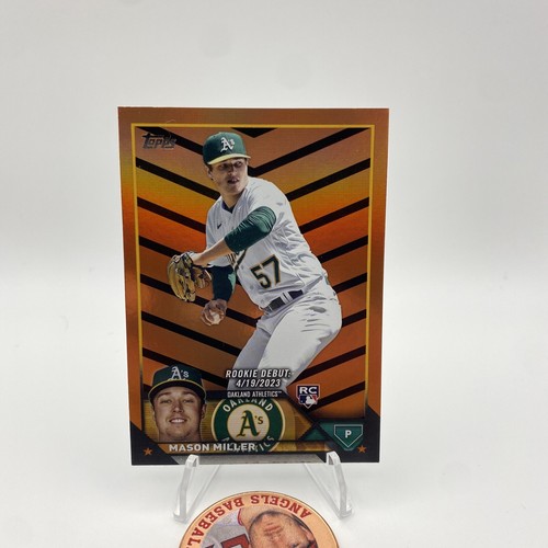 2023 Topps Update Mason Miller US15 Rookie Orange & Black Foil RC ...