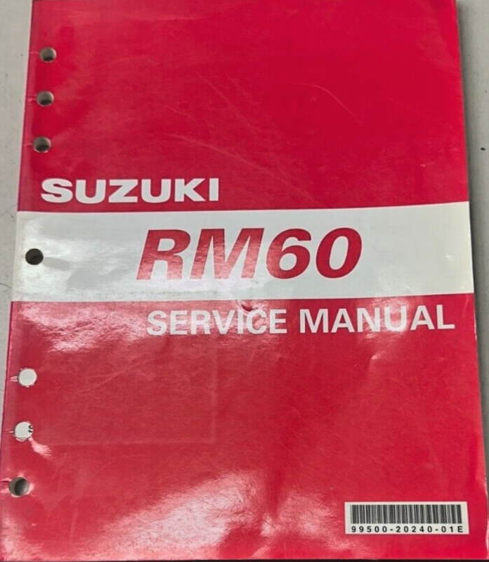 Suzuki 2003 RM60 Service Manual 99500-20240-01E | eBay