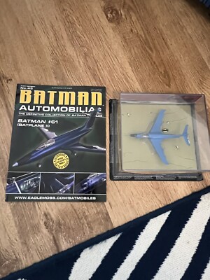EAGLEMOSS AUTOMOBILIA BATMAN #61 (BATPLANE II) #45 & MAGAZINE CARDED | eBay