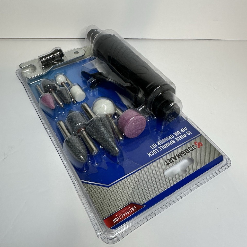 Air Die Grinder JobSmart 13-Piece Spindle Lock Hobby Kit Air Tool Set ...