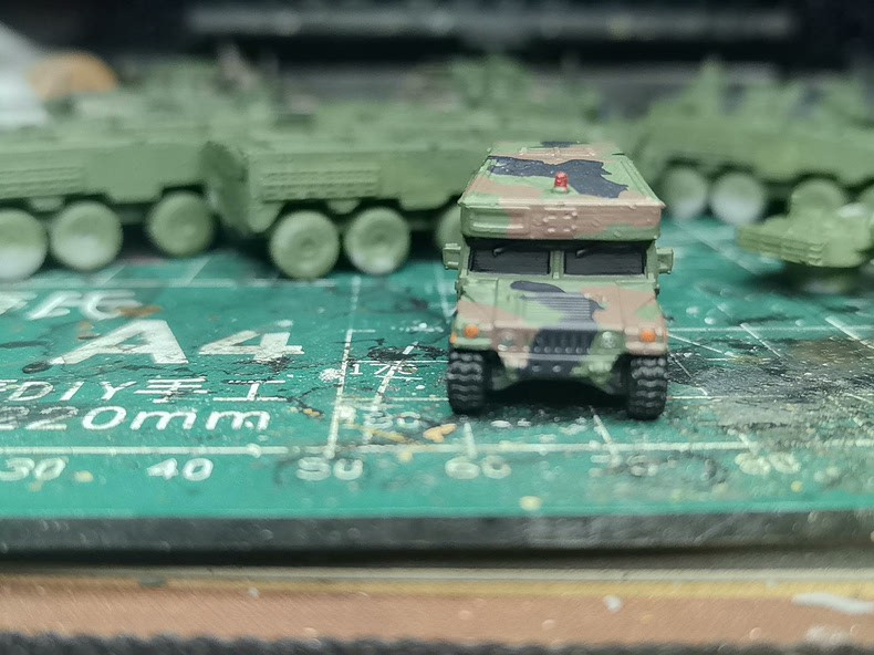 Handmade 3D Printed 1/144 Us Army Humvee Army Ambulance Model Finished Product | eBay