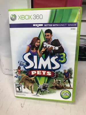 Sims 3 Pets Microsoft Xbox 360 TESTED/Works No Manuel 14633196207| eBay