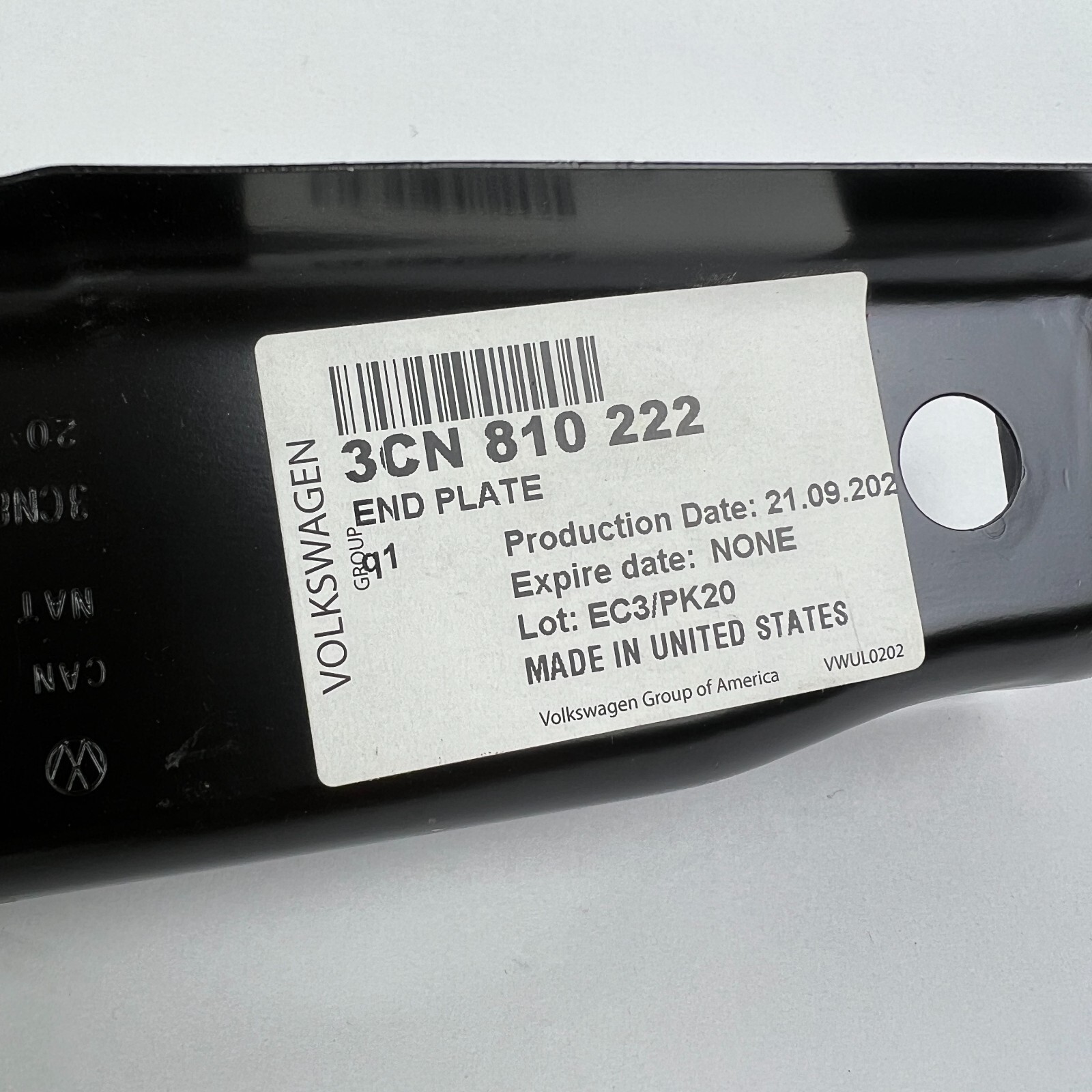 2018 - 2023 Volkswagen Atlas Front Right A Pillar Reinforcement Plate ...