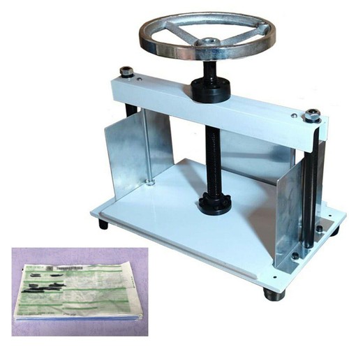 Manual Press Machine Hand Desk Top Flattener Paper Book Binding Press ...