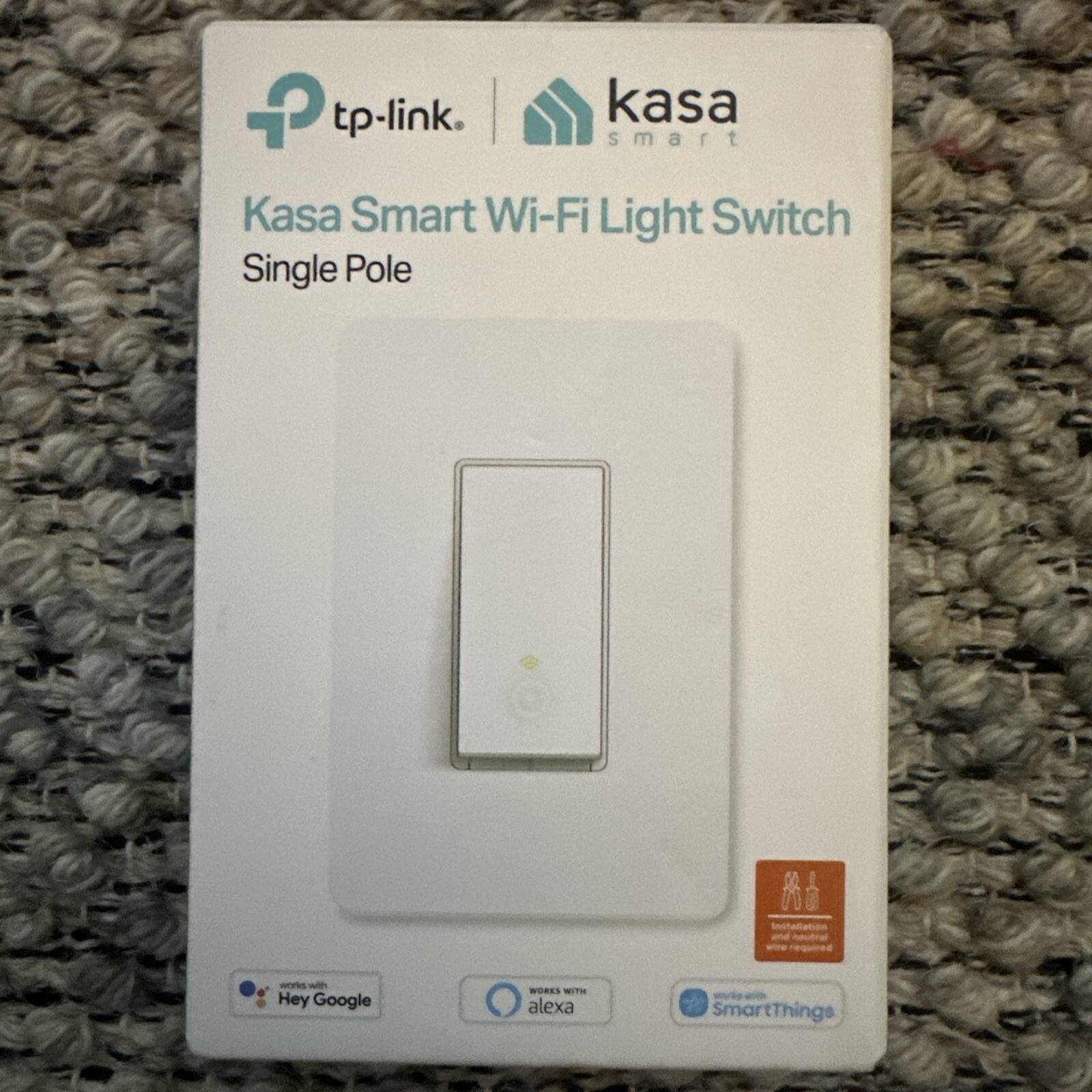 Kasa Smart Light Switch HS200, Single Pole White New Free Shipping ...