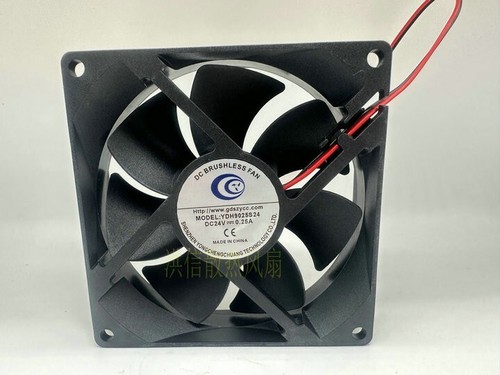 1 PCS YCC Fan MODEL:YDH9225S24 DC24V 0.25A 9CM 9225 2 wire cooling fan ...