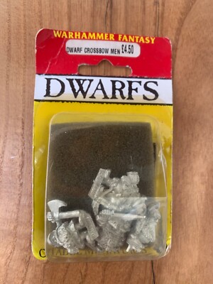 Warhammer Dwarf Crossbow Men Blister Sealed NOS OOO Rare | eBay