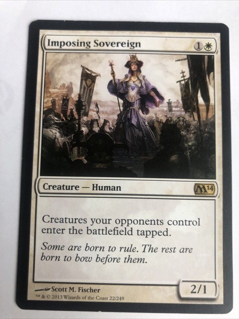 MTG Imposing Sovereign Magic 2014 22/249 Regular Rare for sale online ...