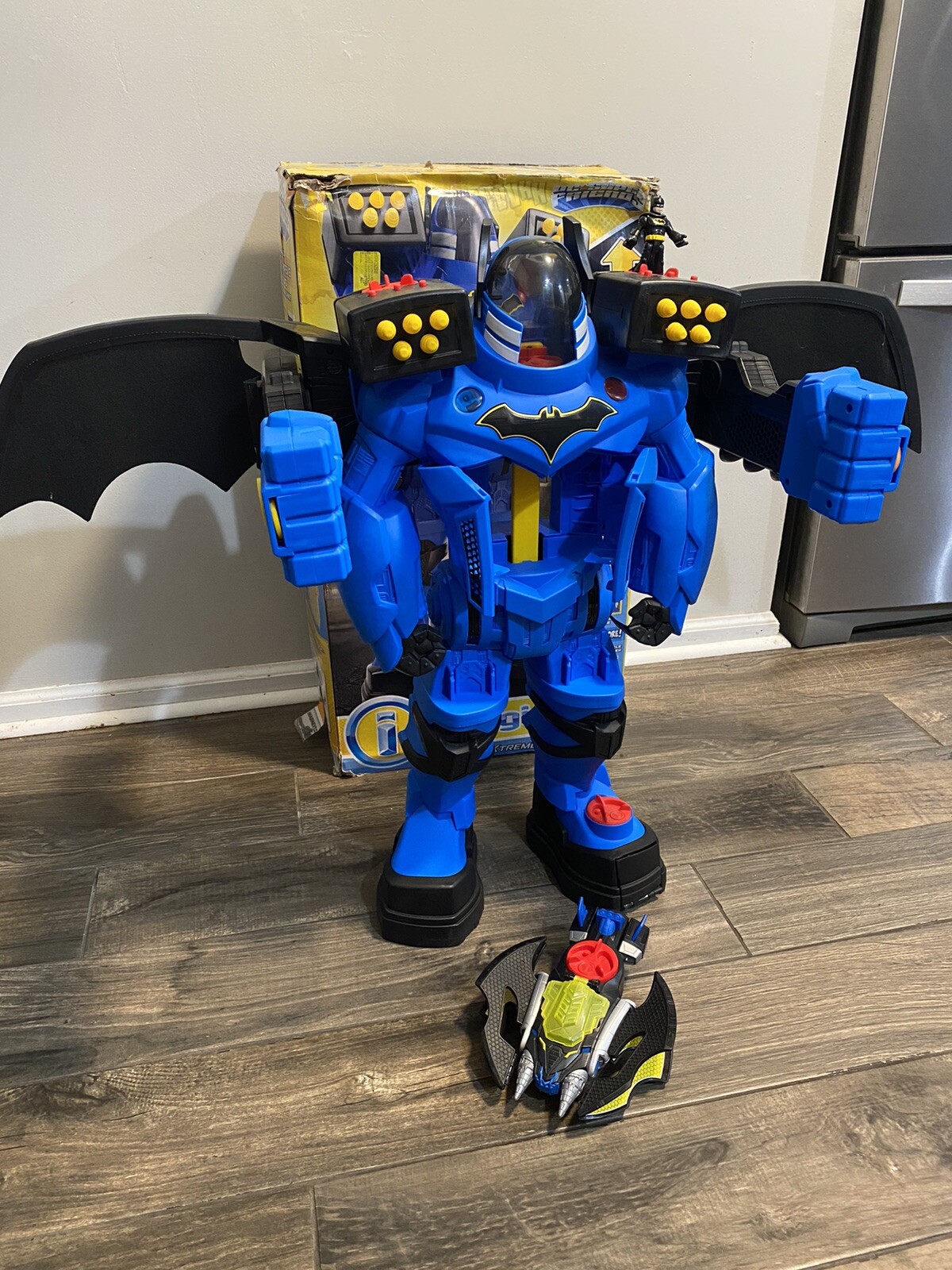 Imaginext DC Super Friends Batbot Xtreme Complete With Box Tested W ...