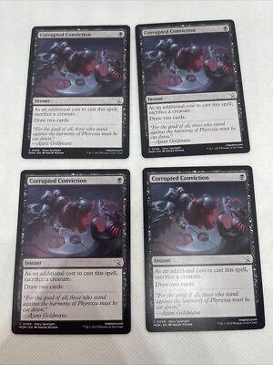 MTG 4x Corrupted Conviction March of the Machine LP Regular FREE ...