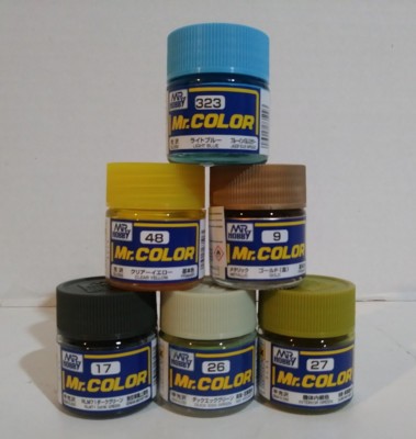 Gunze Sangyo Mr Color acrylic paint 6pcs bundle | eBay