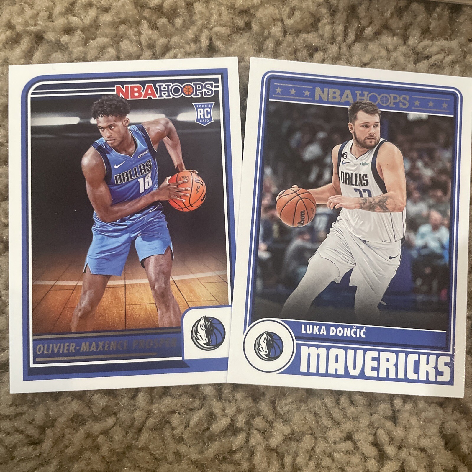 2023-24 Panini NBA Hoops OLIVIER-MAXENCE PROSPER Rookies #245 MAVS ...