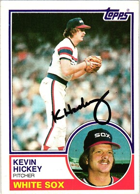 Kevin Hickey Signed autographed MLB Baseball card 1983 Topps #278 White ...