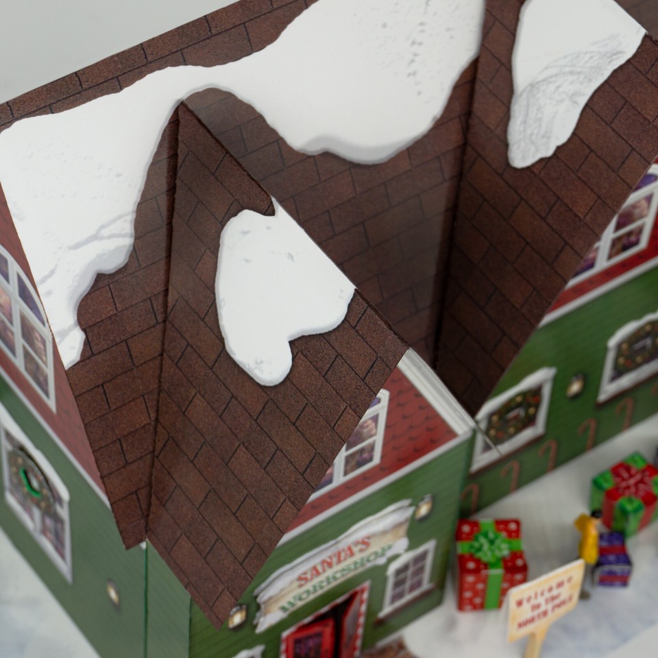 1/48 Scale Santa's Workshop Christmas Diorama Building Kit Fits Lionel ...