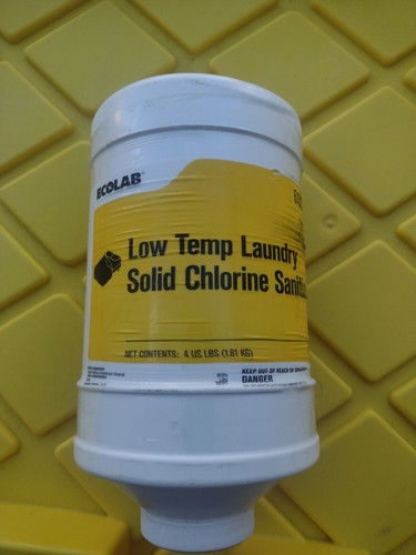 Ecolab Low Temp Laundry Solid Chlorine 4 LBS | eBay