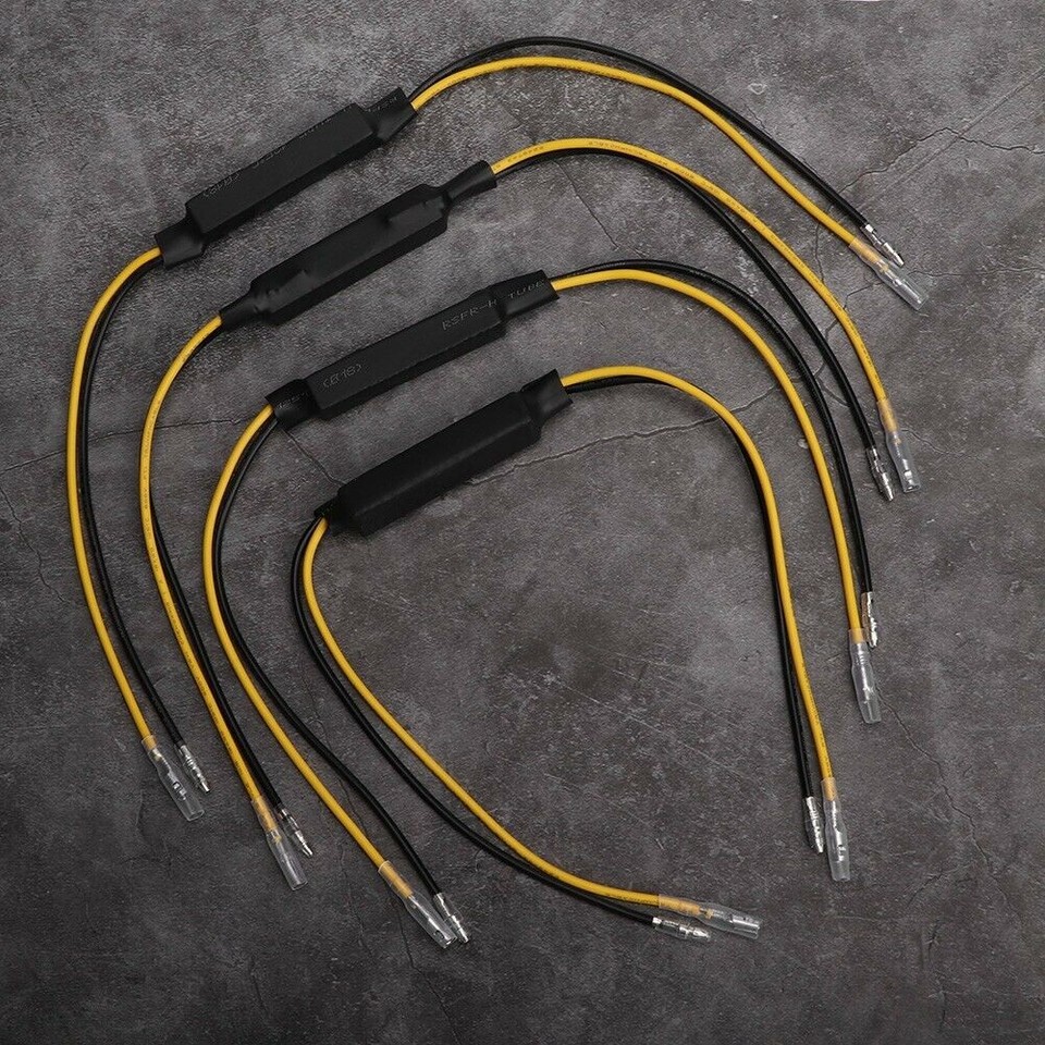 4Pcs LED Load Resistor Decoder Motorcycle Turn Signal Indicator Light ...