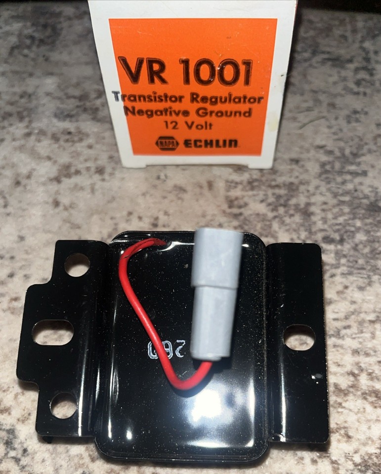 NEW Echlin VR 1001 Transistor Regulator Negative Ground 12 Volt P10 | eBay
