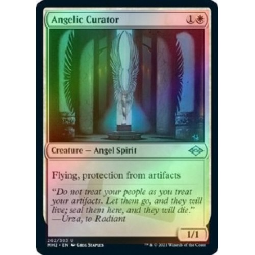 Angelic Curator (foil-etched) X4 M/NM Magic: The Gathering MTG Modern ...