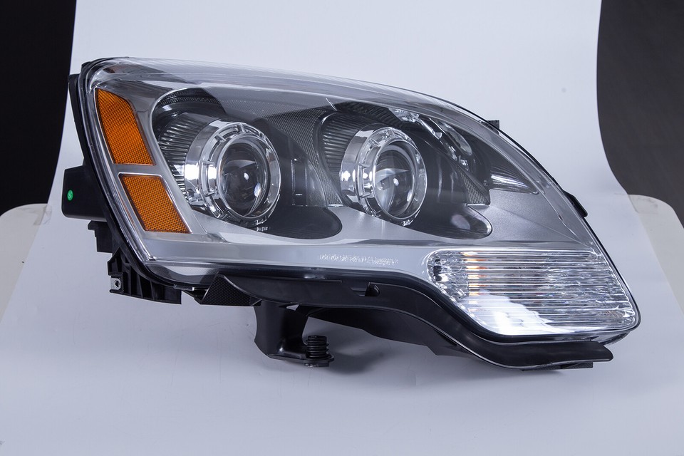 For 2007-2012 GMC Acadia Headlights Assembly Chrome headlamps Front LH ...