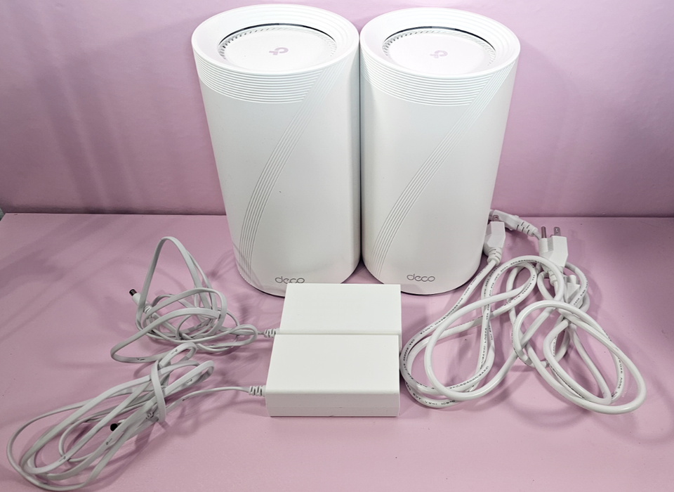 TP-Link Deco BE95 Quad-Band BE33000 Wi-Fi 7 Router Mesh System - White ...
