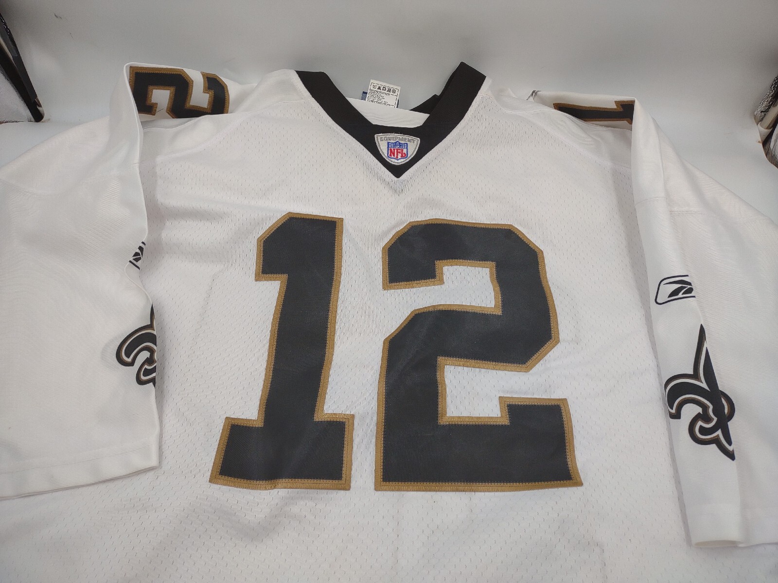 MARQUES COLSTON AUTOGRAPHED WHITE AUTHENTIC JERSEY NEW ORLEANS SAINTS ...