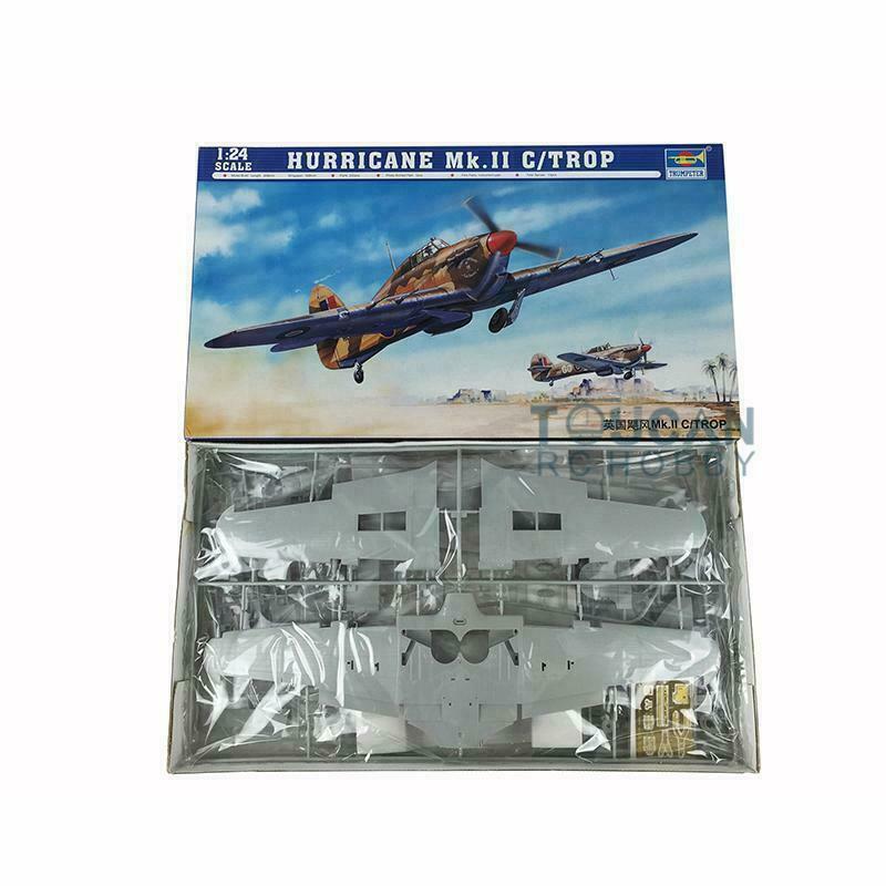 US Stock Hawker Hurricane Mk.IIC/Trop RC Fighter Aircraft Kit 02416 1: ...