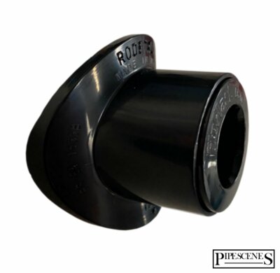 68mm Rainwater Down Pipe Drill In Clip On Boss to 21.5mm Overflow ...