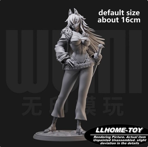 Anime Ghislaine hold Sword Resin 3D Print GK Figure DIY Model Unpainted ...
