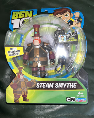 Steam Smythe Ben 10 Action Figure Playmates - Damaged Packaging | eBay