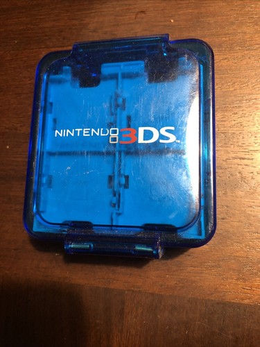 Nintendo DS/3DS 16 Game Case Clear/Blue | eBay