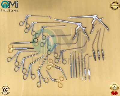 FESS INSTRUMENTS SET, A+ GERMAN STEEL ENDOSCOPIC SINUS SURGERY, ENT ...