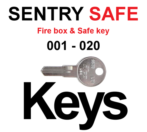 Sentry Safe & Fire Box keys / Select your key code / Series 001 - 020 | eBay