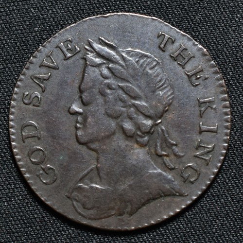 1796 Middlesex D&H 1127, God Save The King National Series Farthing ...