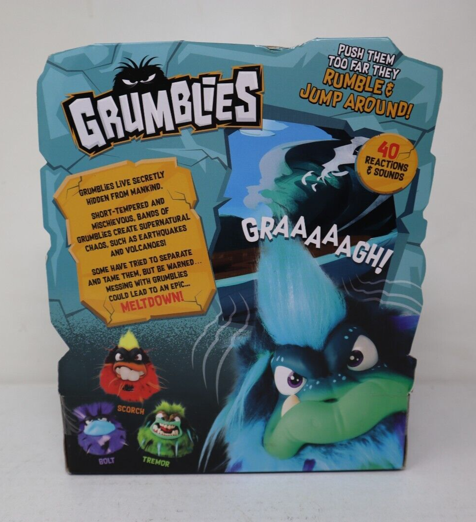 Pomsies Grumblies Hydro Plush Interactive Surfer Toy - Blue for sale ...