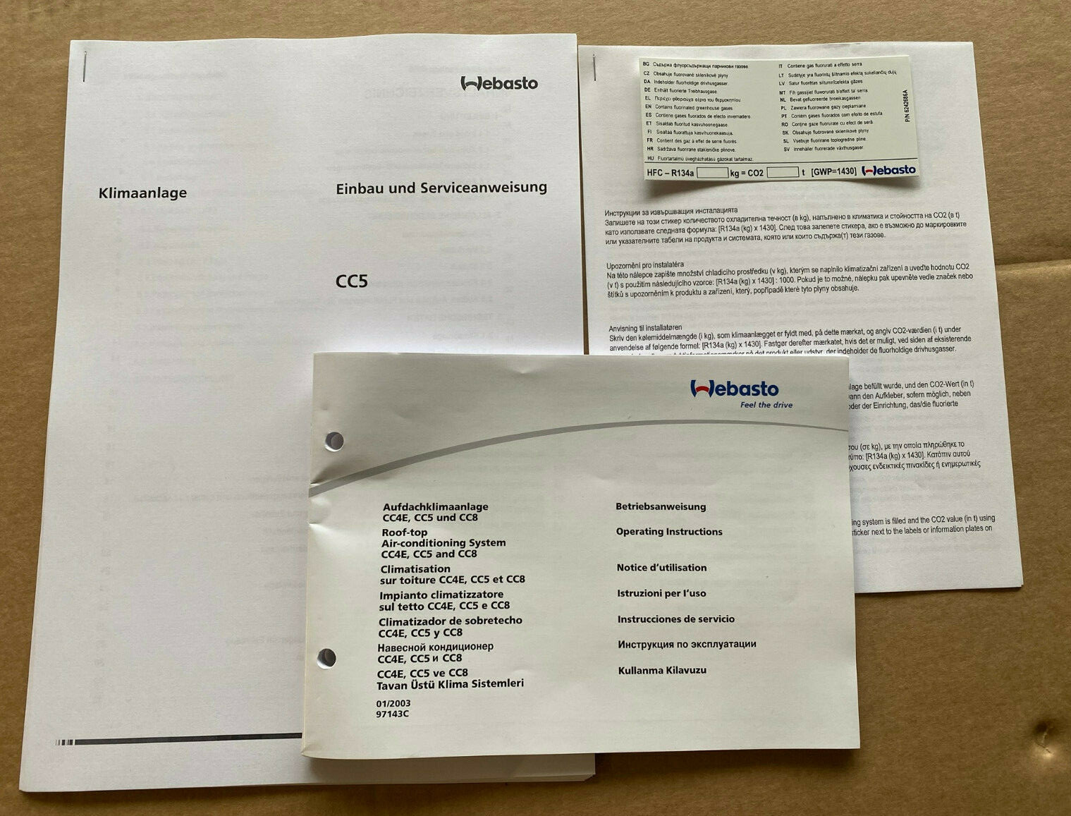 original Webasto Dachklimaanlage Aufdachklimaanlage CC4E Umbau auf 230V 5kW