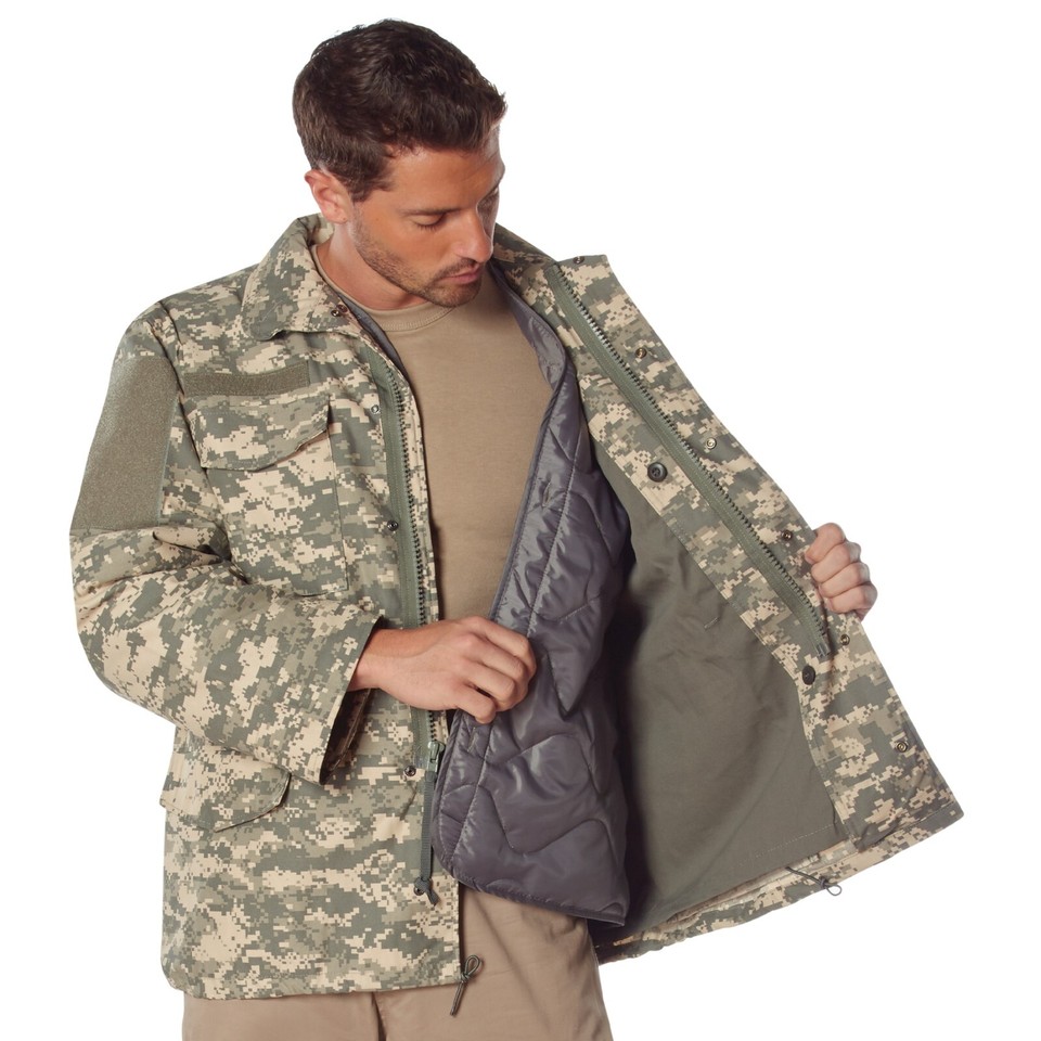 M-65 Field Jacket Army Tactical Field Combat M65 with Liner by Rothco ...