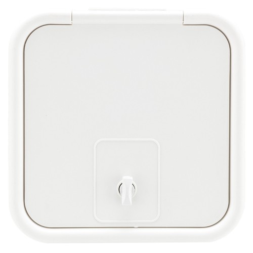 RecPro RV Exterior Spray Port | Spray Away Box with 15’ Blue Coil Hose ...