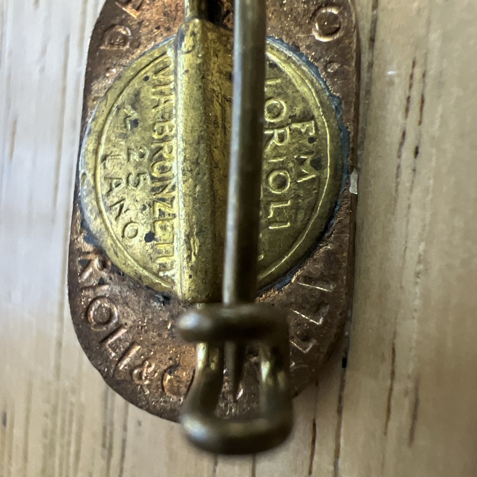 Vintage Pre WW2 1922-1943 Italian PNF Fascists Enamel Badge By F.M ...