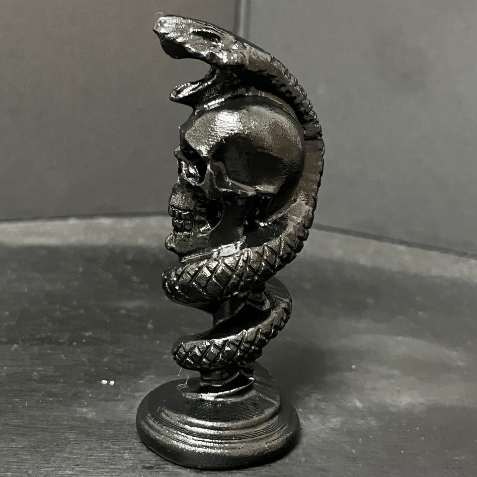 108G Obsidian Snake Skull Carved Skull Reiki Healing 1pc | eBay