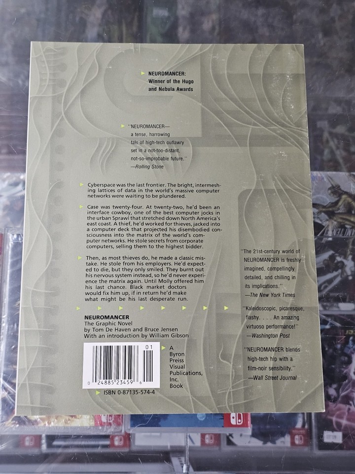 William Gibson's NEUROMANCER GN Vol 1 1989 Epic Marvel Graphic Novel ...