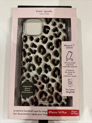 Kate Spade New York Hardshell Magsafe Case for iPhone 14 Plus - Leopard ...