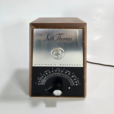 Vintage 60/70's Seth Thomas Model E962-000 Tube-Powered Electronic ...