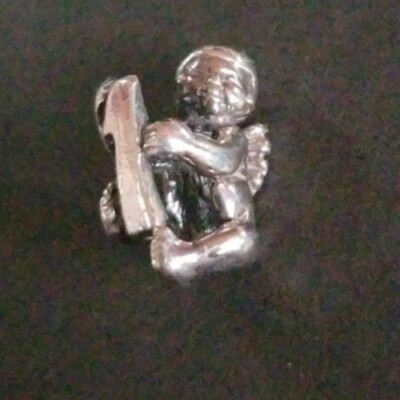 New Authentic Trollbeads Sterling Silver RARE Cherub Number 1 Bead ...