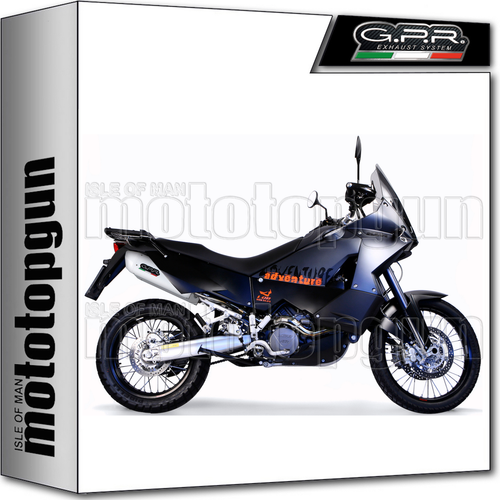 GPR 2 EXHAUST BOLT-ON HOM ALBUS CERAMIC KTM LC8 950 ADVENTURE - S 2007 ...
