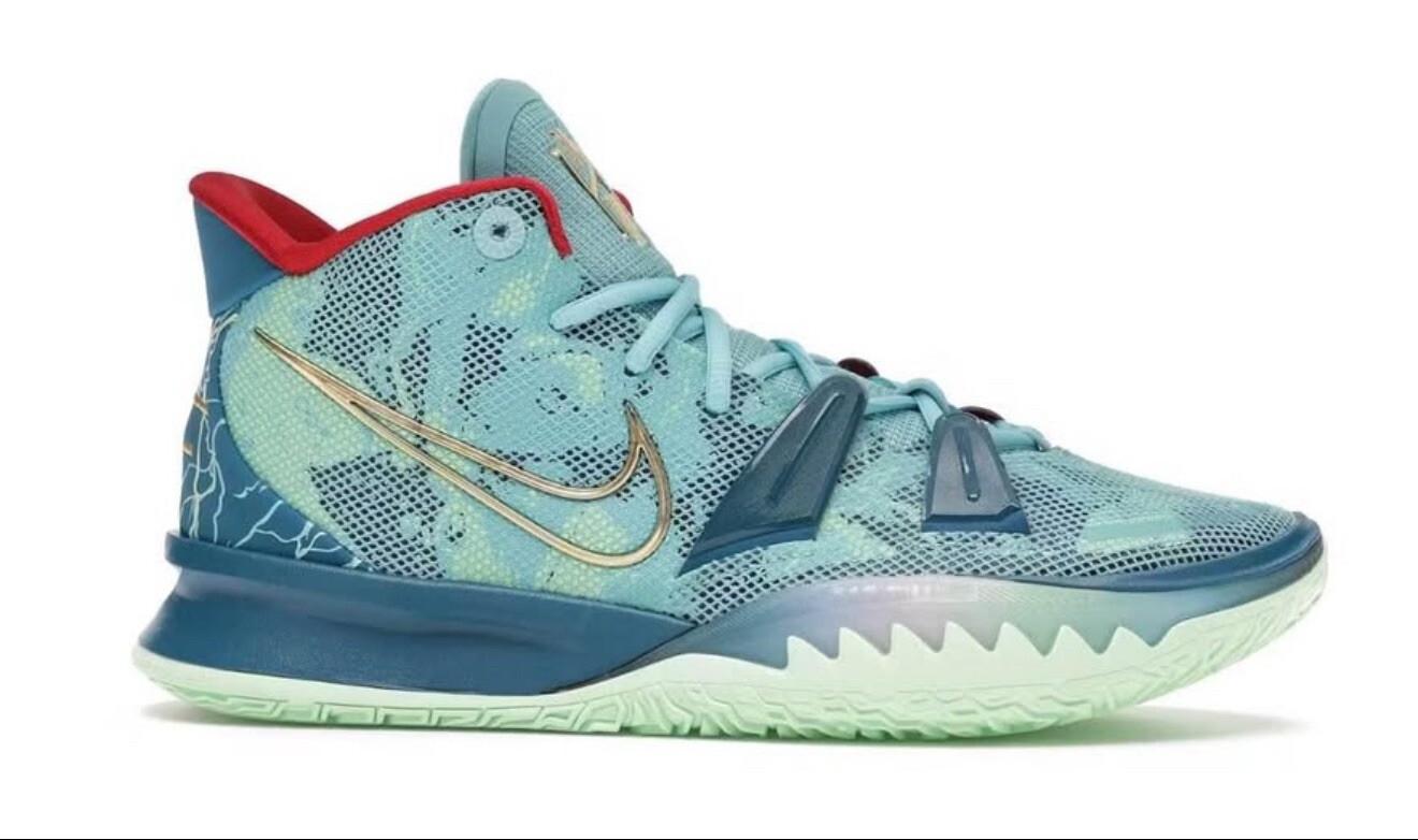 Nike Kyrie 7 PREHEAT SPECIAL FX Sneakers Aqua/Green/B… - Gem